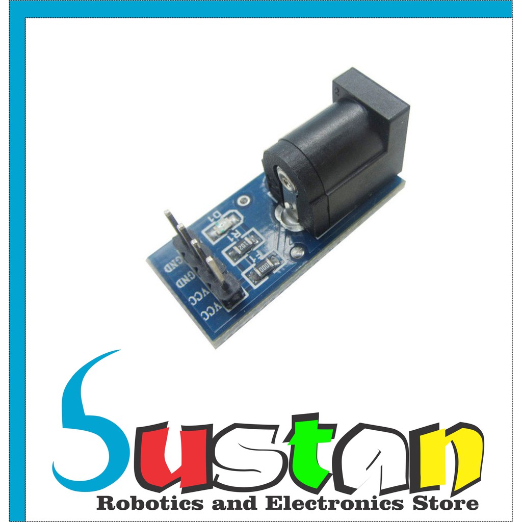 Jual Socket Module 5.5x2.1mm Jack DC Soket Converter Power Board IN 9V ...