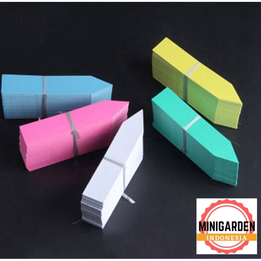 Jual LABEL MINI PREMIUM PACK 100PCS label penanda benih tanaman label ...
