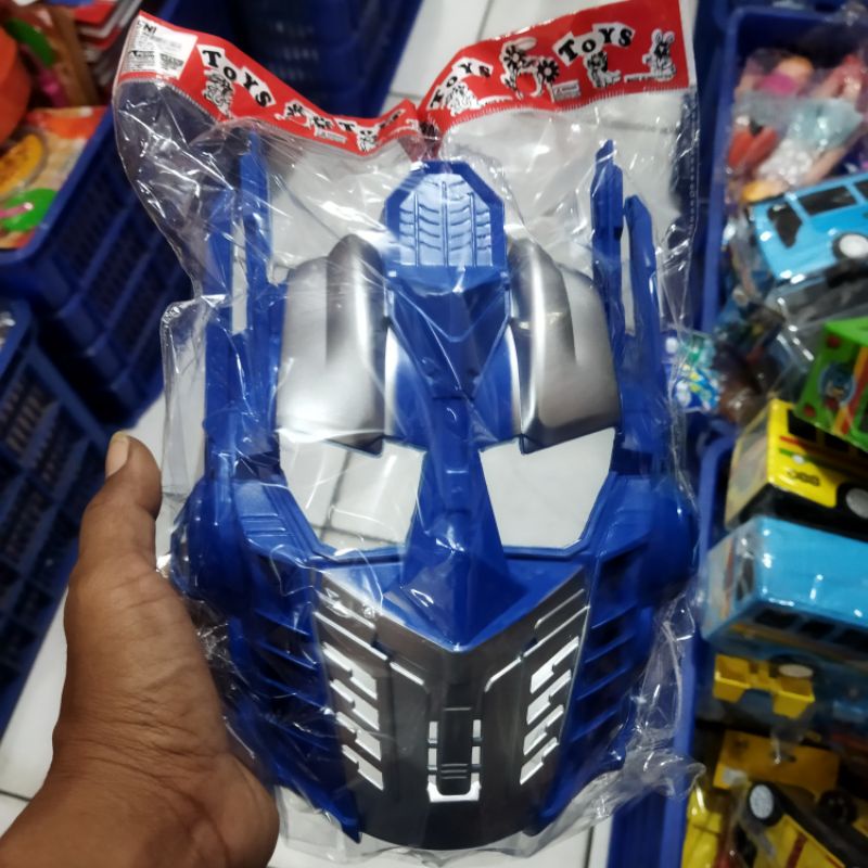 Jual TOPENG SUPER HERO NON LAMPU SPIDERMAN IRONMAN BUMBLE BEE ULTRAMAN ...