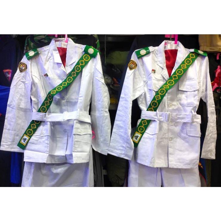 Jual Seragam Paskibra plus Atribut Pria/Wanita - satu set seragam plus ...