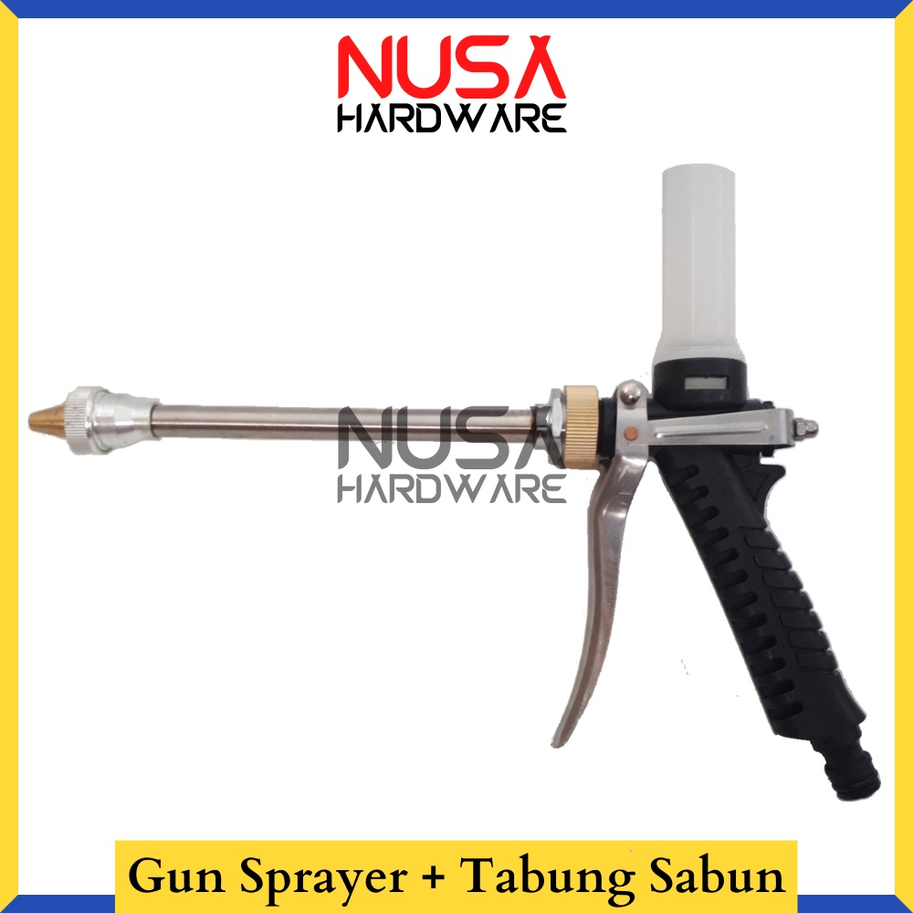 Jual STICK SPRAYER GUN CUCI MOBIL MOTOR AC + TABUNG SABUN STIK POMPA DC ...