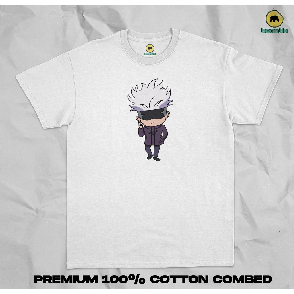 Jual T-SHIRT SATORU GOJO - KAOS JUJUTSU KAISEN - BAJU SUKUNA - KAOS ...