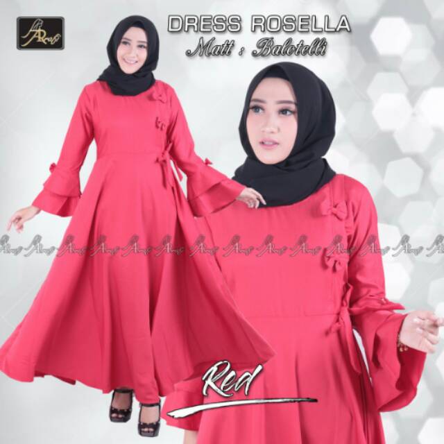 Jual Dress Rosella by ar rafi | Shopee Indonesia