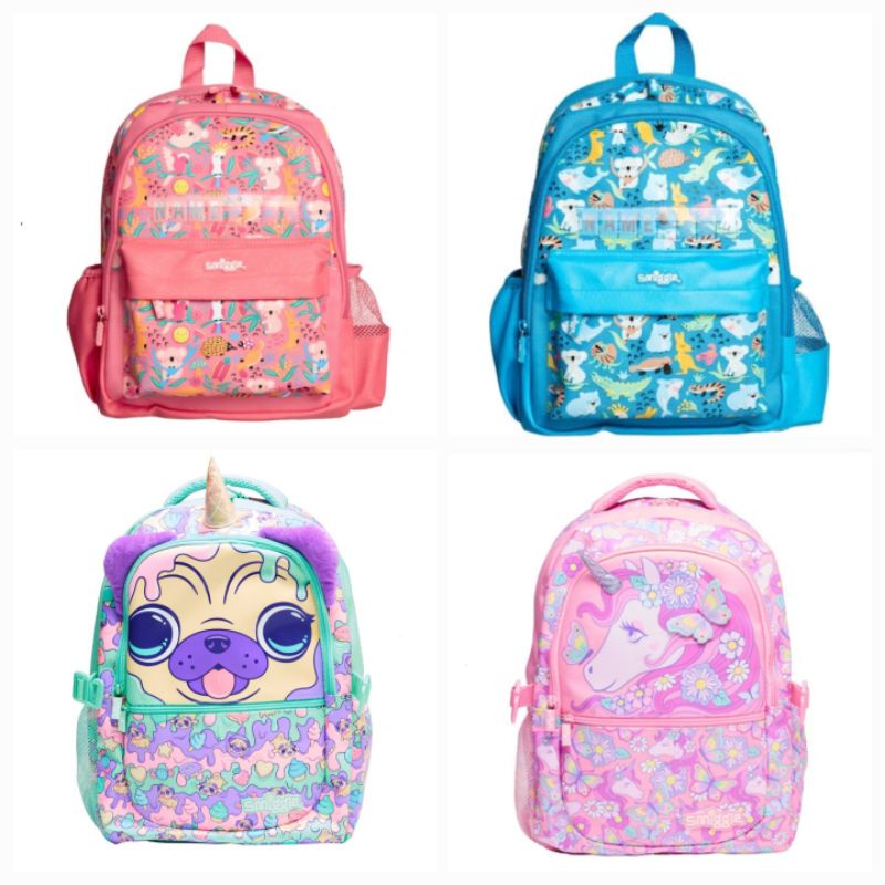 Jual smiggle junior koala pink / koala blue / smiggle backpack original ...