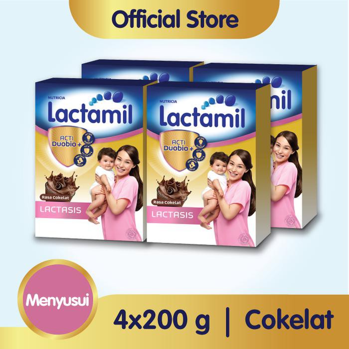 Jual PAKET 4 - LACTAMIL LACTASIS MINUMAN IBU MENYUSUI COKLAT 200GR ...