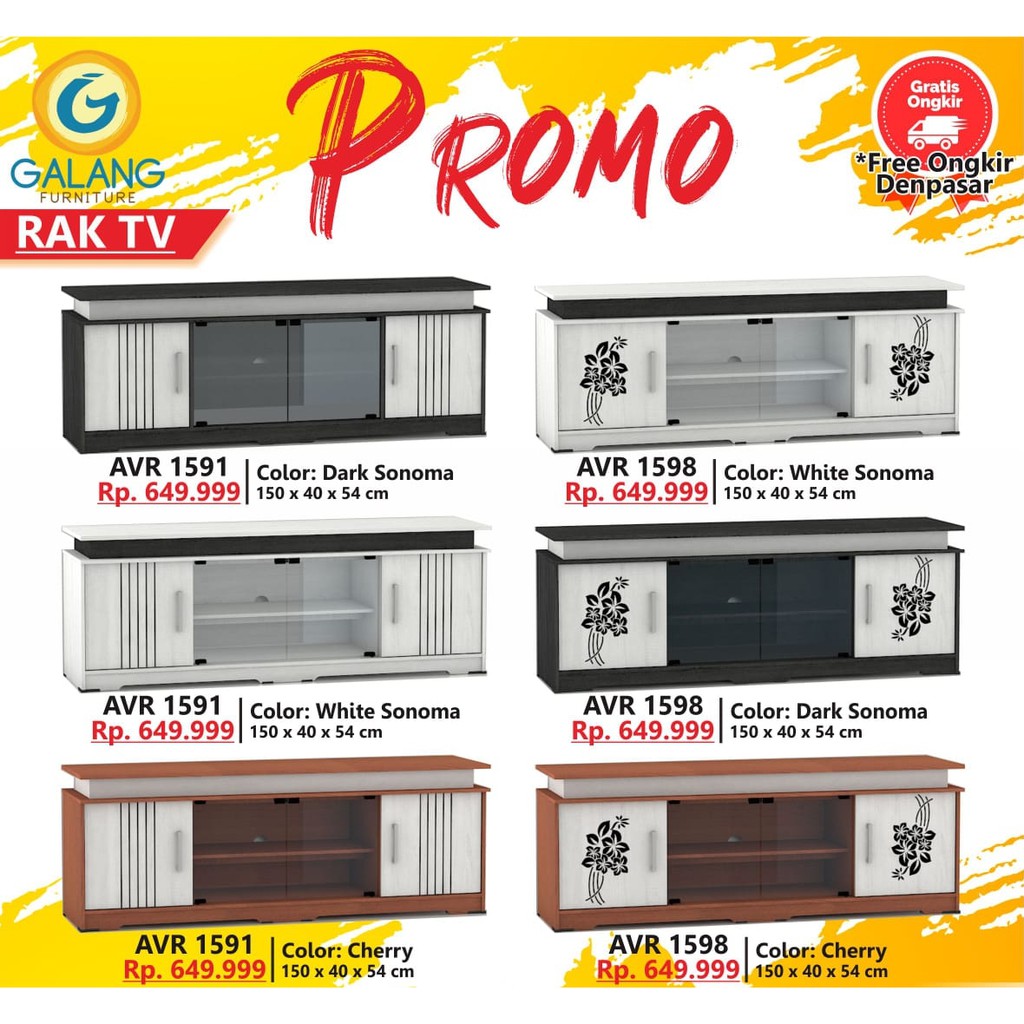 Jual RAK TV AVR 150 WAKANDA | Shopee Indonesia