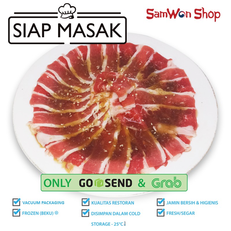 Jual BULGOGI BEEF 1 KG - US BEEF SLICE DAGING SAPI IRIS MANIS BBQ KOREA ...