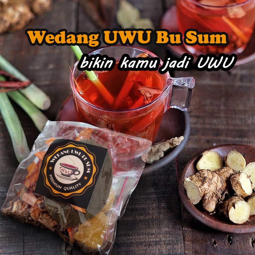 Jual Wedang UWU Bu Sum Original PREMIUM Quality Plus Gula Batu Kristal ...