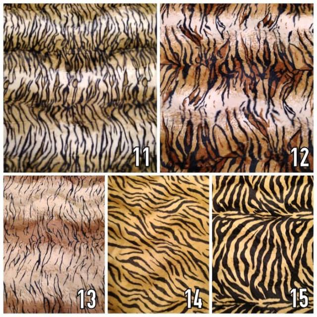 Jual Kain Bulu Beludru Motif Bulu Hewan / Bulu Macan - Animalia ...