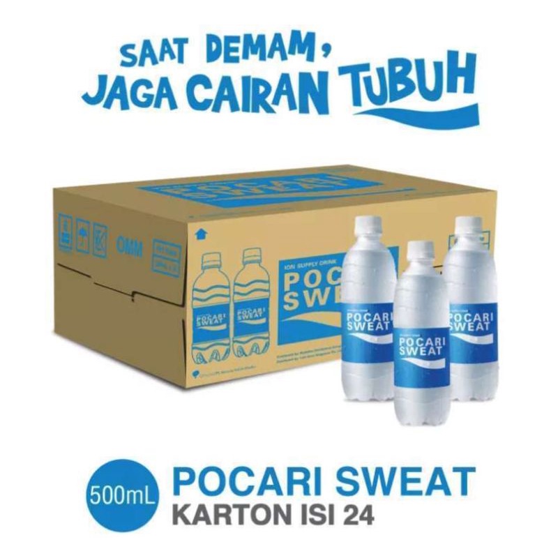 Jual POCARI SWEAT 500 ML x 24 BOTOL | Shopee Indonesia