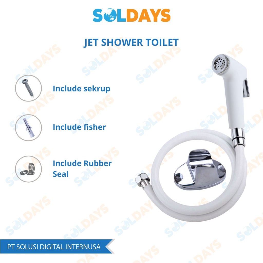 Jual Jet Shower Spray Toilet/Selang Jet Shower/Jet Shower Closet ...