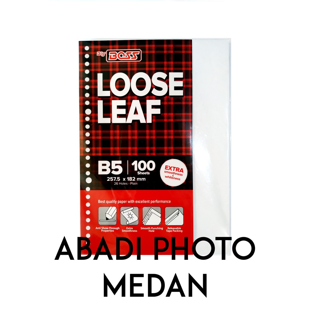 Jual Kertas Binder / Loose Leaf B5 POLOS isi 100 | Shopee Indonesia