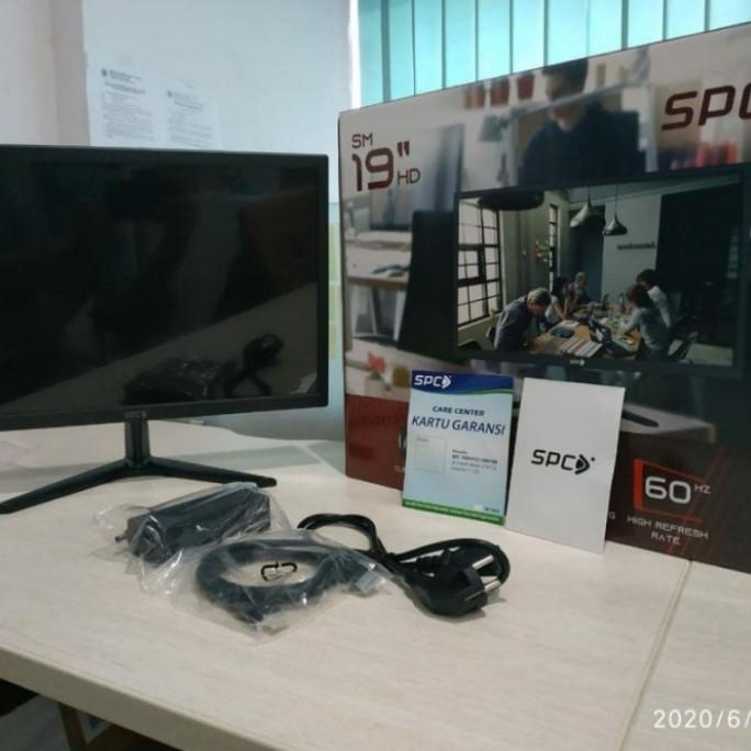 Jual SPC Monitor Komputer LED 19 inch HD, Garansi Resmi MONITOR LED ...