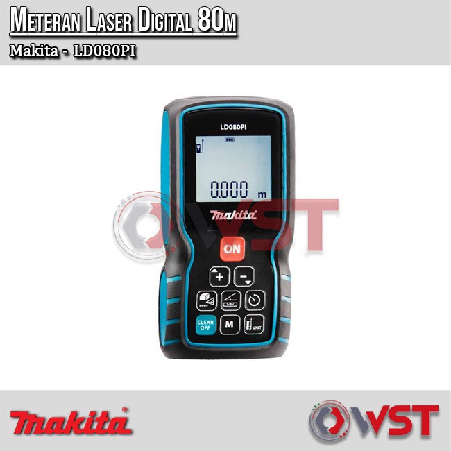 Jual Meteran Laser Digital MAKITA LD080PI - 80meter | Shopee Indonesia