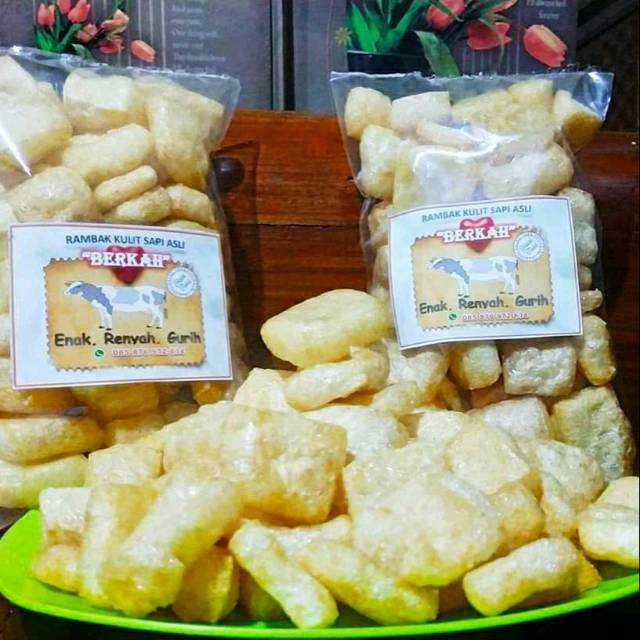 Jual Rambak Kulit Sapi Asli - Rambak kulit - Kerupuk kulit sapi asli ...