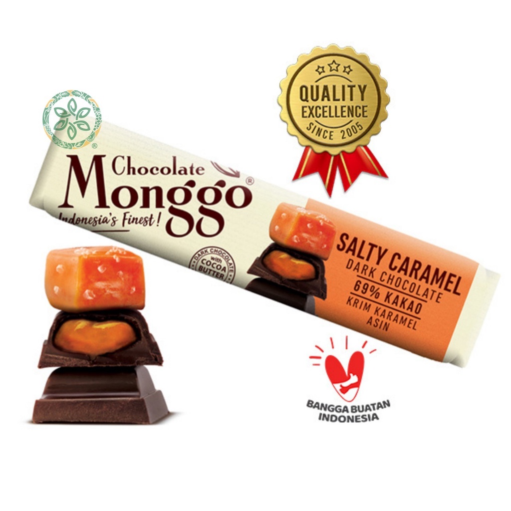 Jual Chocolate Monggo Dark Chocolate 69% with Salty Caramel - 40 g ... Jual Chocolate Monggo Dark Chocolate 69% with Salty Caramel - 40 g ...