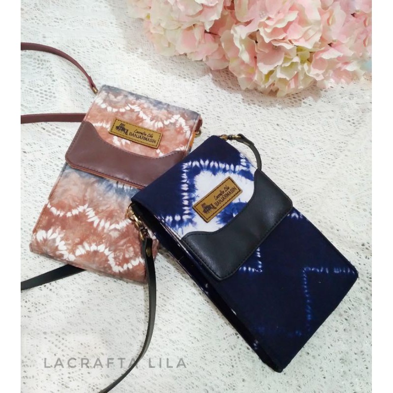 Jual Tas hp 3 sekat sasirangan (dompet hp) | Shopee Indonesia