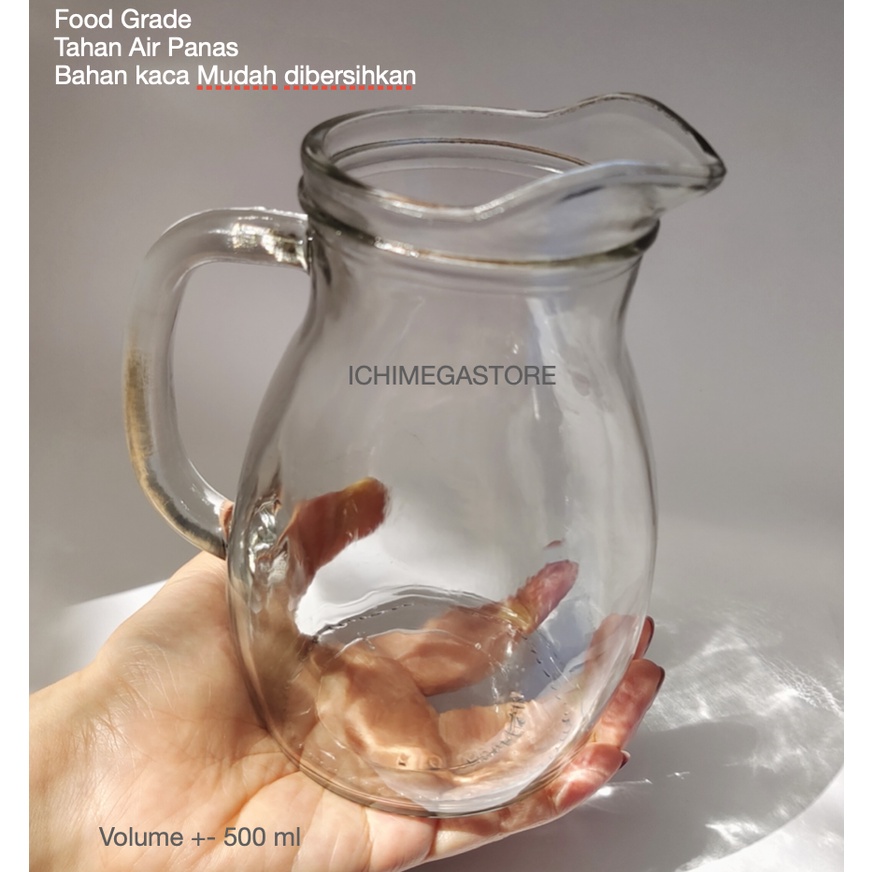 Jual Pitcher Kaca 500 ml / Pitcher Cafe | Shopee Indonesia