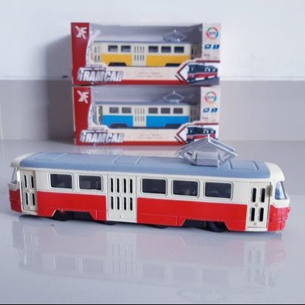 Jual Diecast Tramcar Alloy - Mainan Miniatur Kereta Trem Mobil Listrik ...
