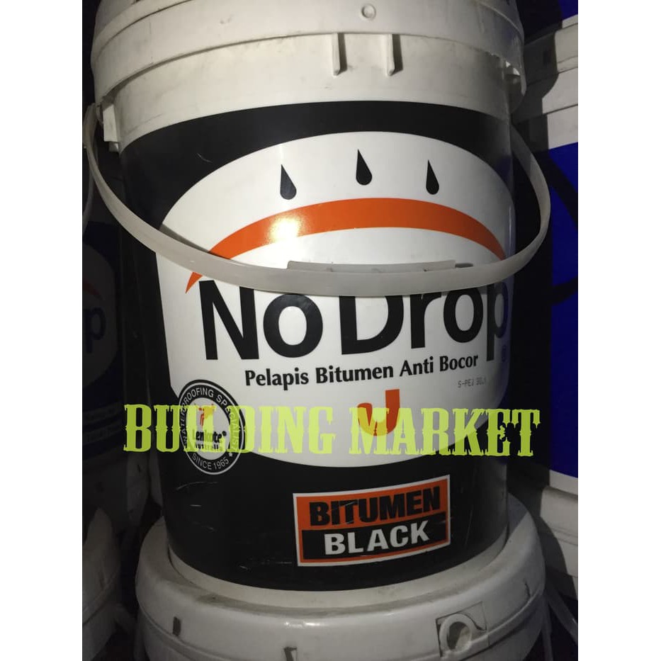 Jual Cat Pelapis Bitumen No Drop 20 KG / Bitumen Black Gosend Only ...