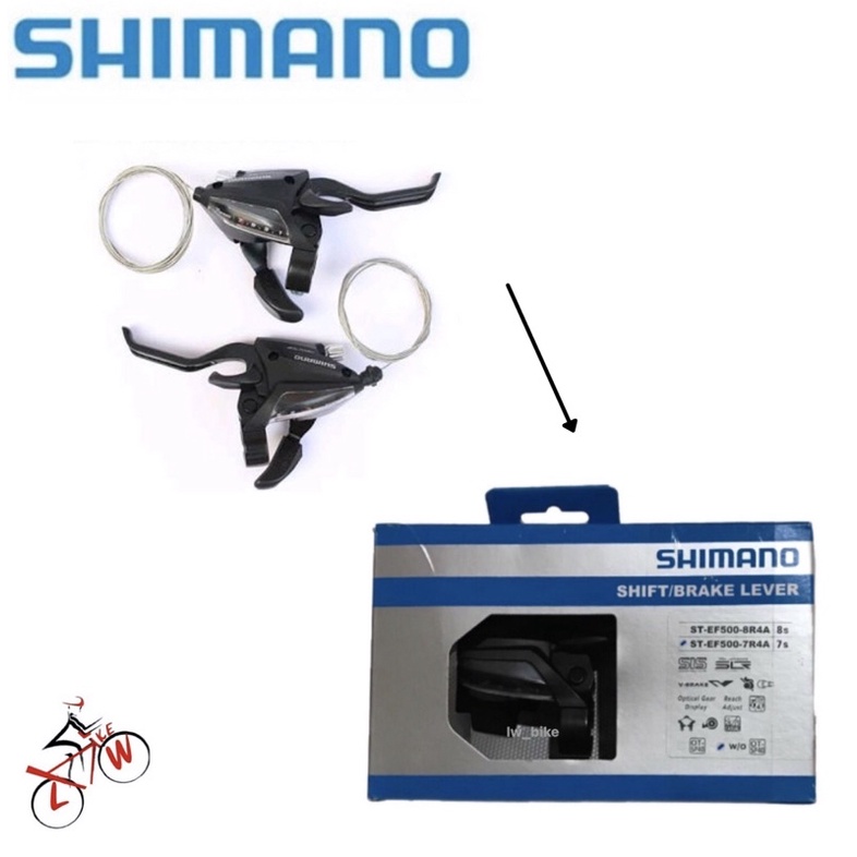 Jual Shifter Shimano ST - EF500 - 7R4A 7 Speed | Shifter Sepeda Shimano ...