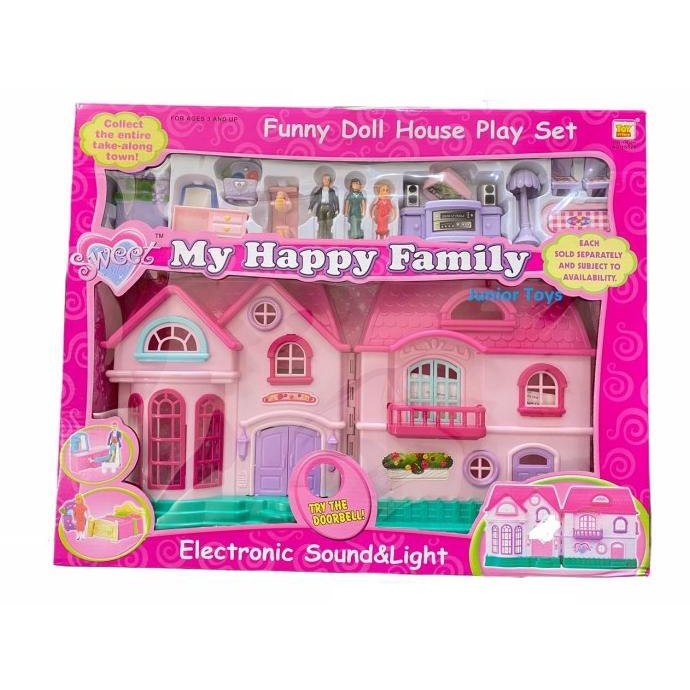 Jual Mainan Rumah-Rumahan Boneka Set Lengkap My Happy Family 16526 ...