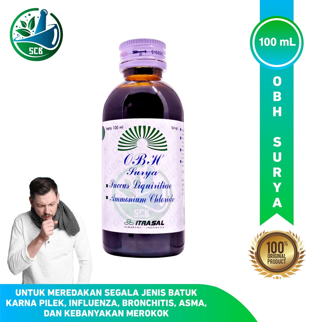 Jual OBH Surya Itrasal 100 mL - Untuk Segala Batuk, Flu dan Pilek ...