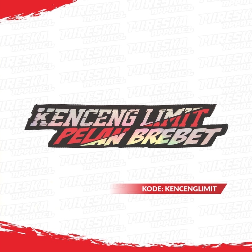 Jual Terbaru!! Stiker Viral Hologram Terlaris Racing Series 2 / Sticker ...