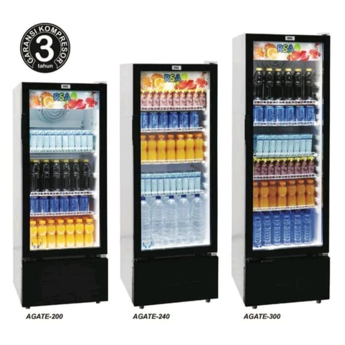 Jual SHOWCASE RSA AGATE-240 DAN AGATE-200 AGATE 300 / COOLER DISPLAY ...