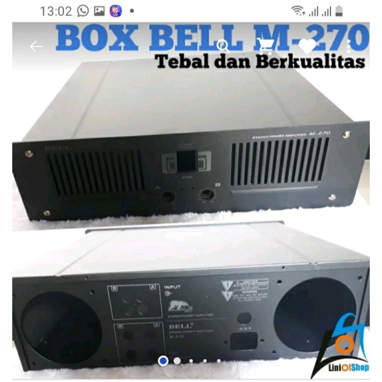 Jual BOX POWER AMPLIFIER BELL M270 BERKUALITAS | Shopee Indonesia