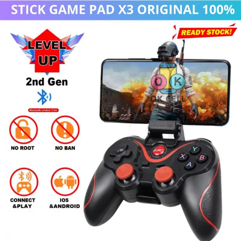 Jual ORIGINAL X3 - Gamepad Stick Gaming Bluetooth Hp Android IOS PC ...