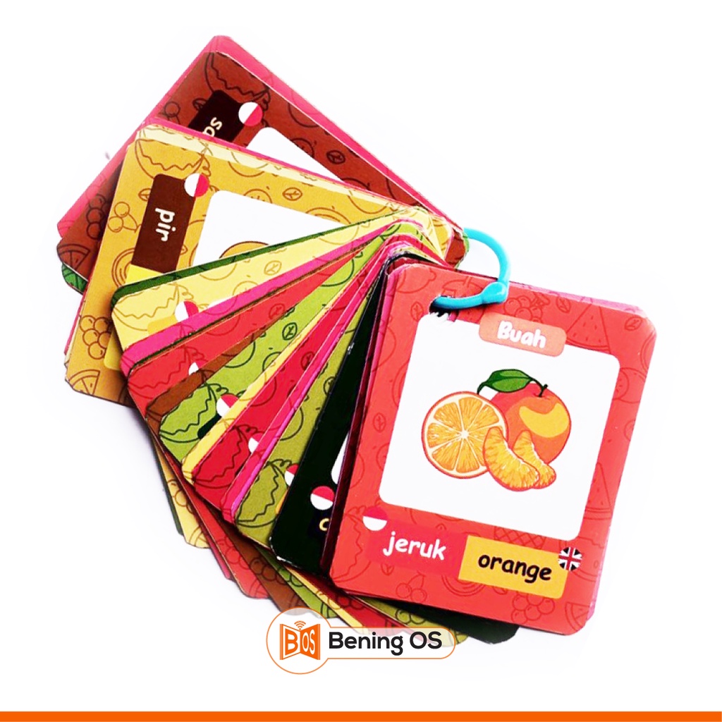 Jual Mengenal Buah - Flash Card Mainan Edukasi (Mion) | Shopee Indonesia