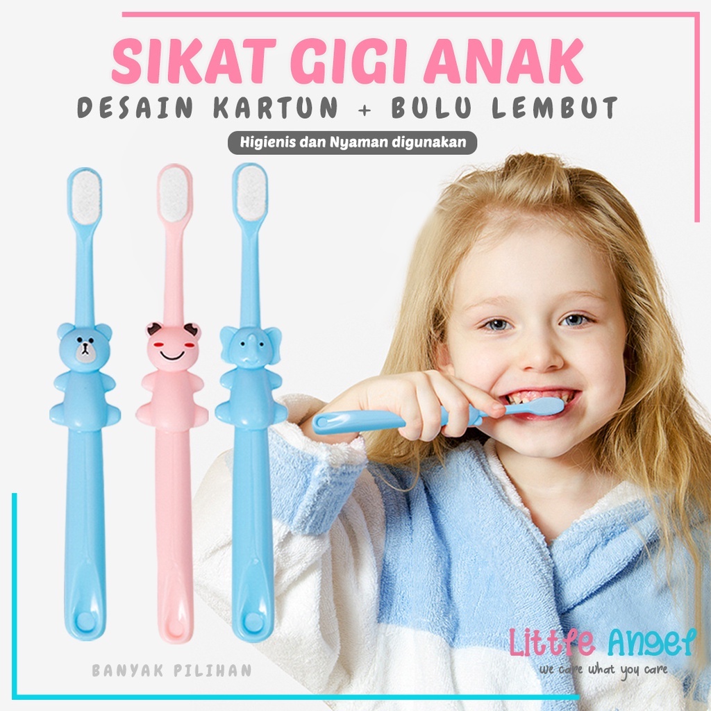 Jual SIKAT GIGI BAYI ANAK SILIKON Baby Training Toothbrush Karakter ...