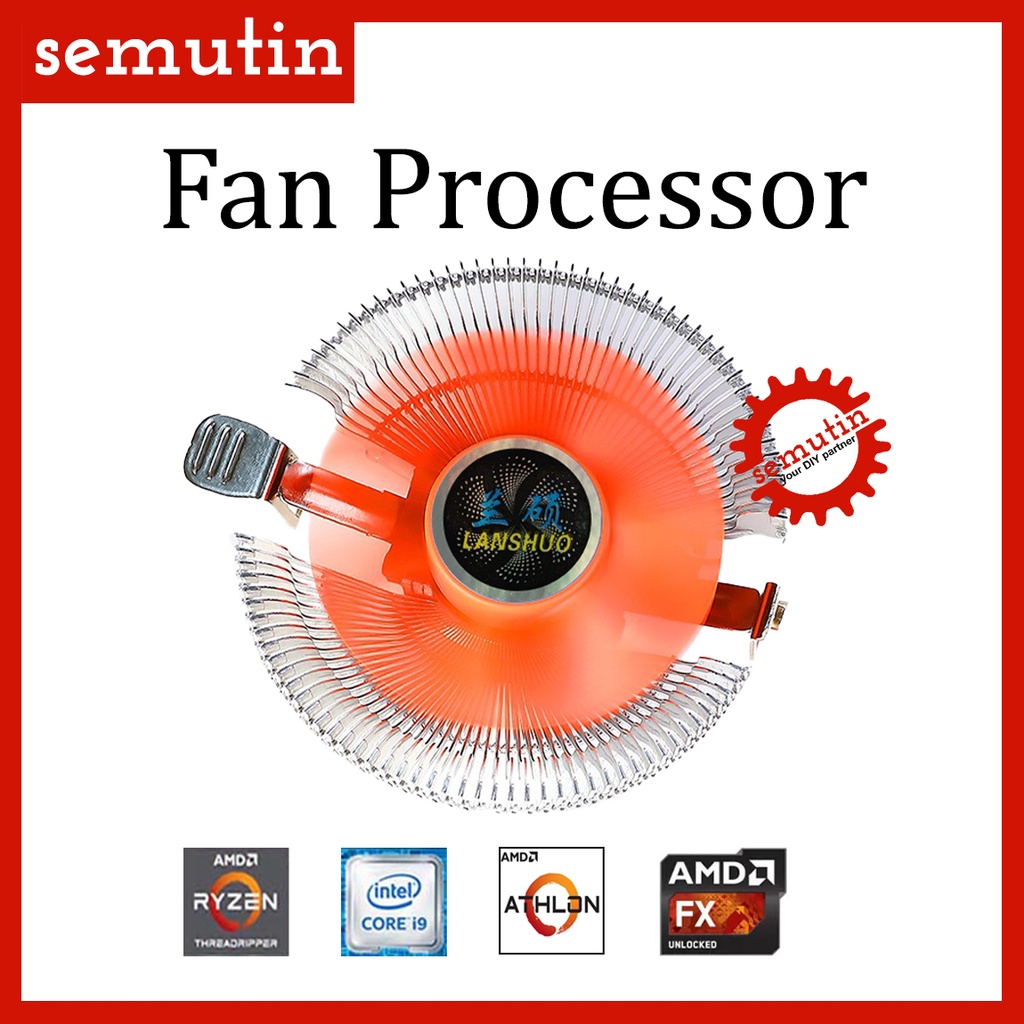 Jual Fan Processor / Kipas Cooling Combo CPU Heatsink Air Tower Support ...