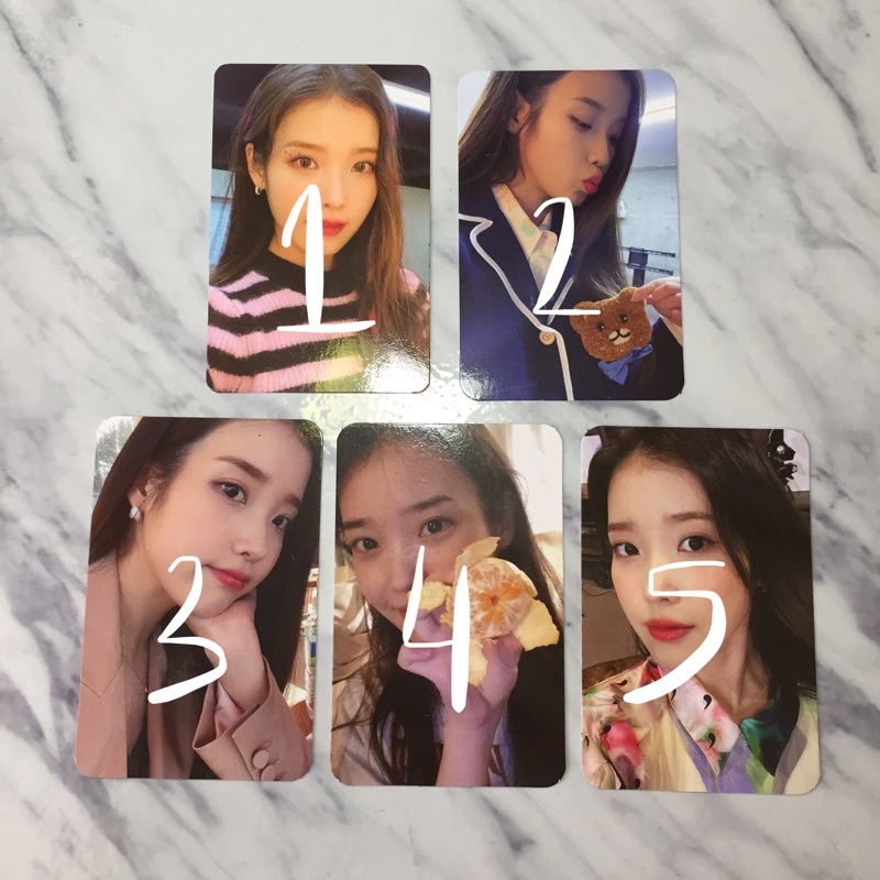 Jual photocard IU md set celebrity lilac official pc iu | Shopee Indonesia