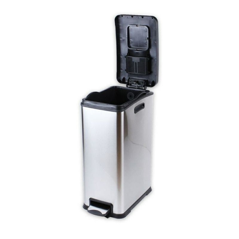 Jual PEDAL DUST BIN KRISBOW 30L STAINLESS STEEL / TEMPAT SAMPAH INJAK 30L | Shopee Indonesia