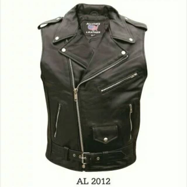 Jual Rompi Kulit Ramones Changcuters Bikers Rider Motor Touring ...