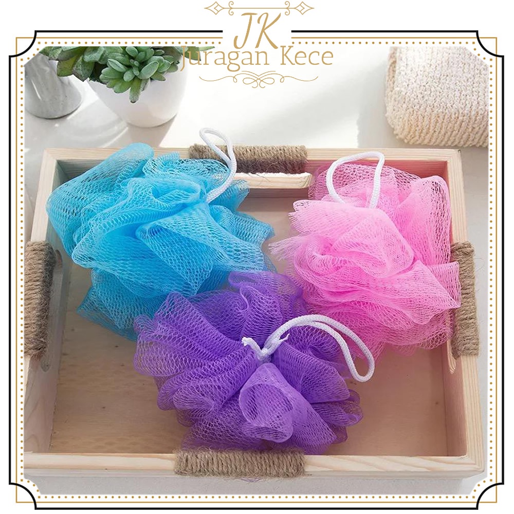 Jual Spons Mandi Bath Sponge Shower Puff Satuan Spon Busa Sikat Gosok ...