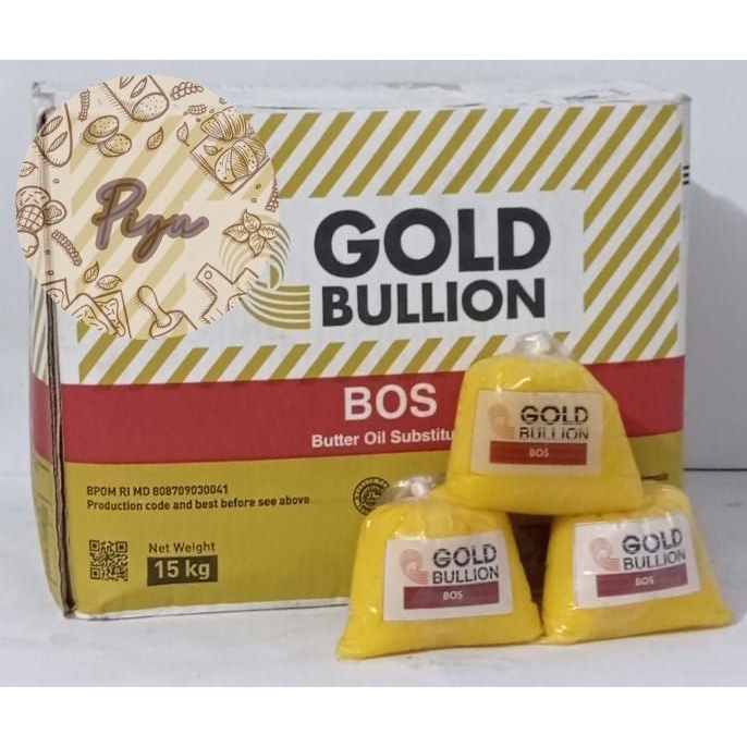Jual Butter Oil Substitute BOS GOLD BULLION repack 250 gram | Shopee Indonesia