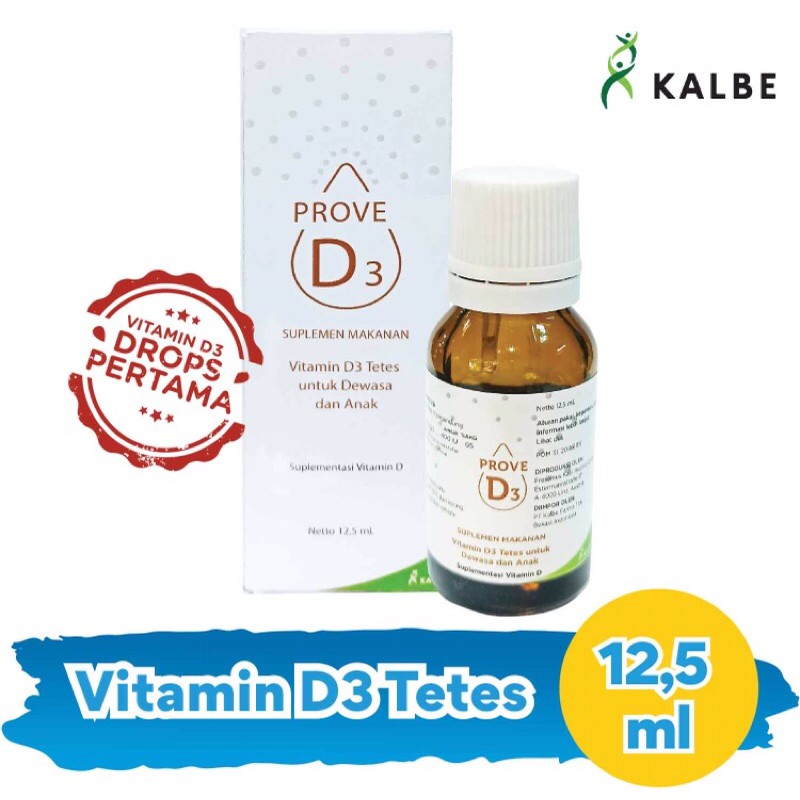 Jual Prove D3 drop 400 iu / tetes | Shopee Indonesia