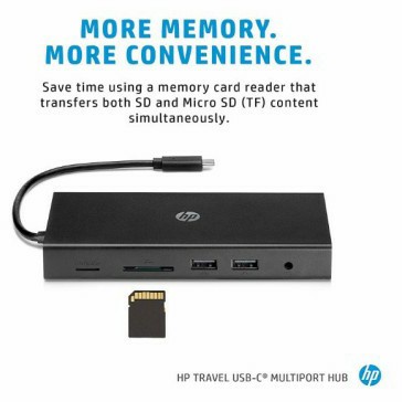 Jual Docking Station HP Travel USB-C Multi Port Hub 1C1Y5AA Original | Shopee Indonesia