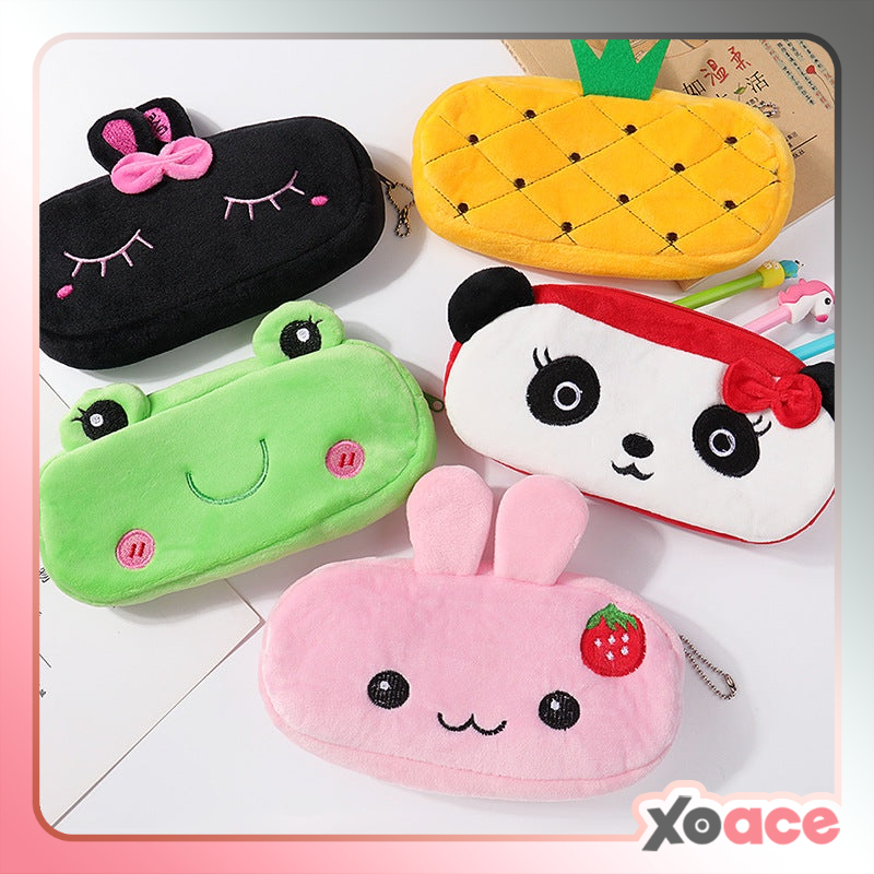 Jual Dompet Boneka Tempat Pensil Bulu Motif Hewan MCO25369 | Shopee ...