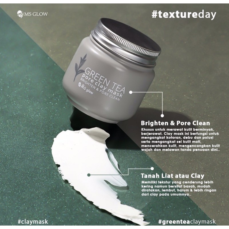 Jual CLAY MASK MS GLOW | Shopee Indonesia
