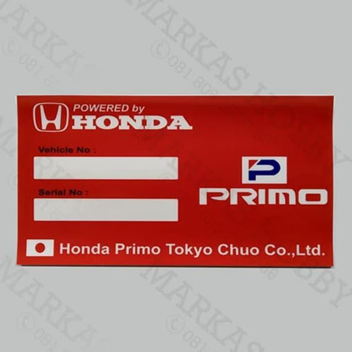 Jual Stiker / Sticker Honda Primo Barcode Tempel Dalam | Shopee Indonesia