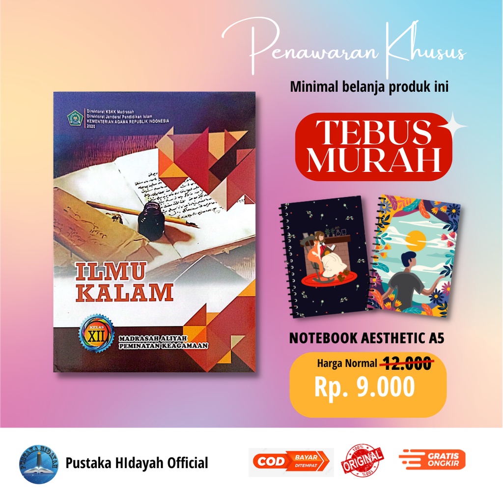 Jual Buku Siswa ILMU KALAM Kelas 12 Peminatan Madrasah Aliyah - KEMENAG ...