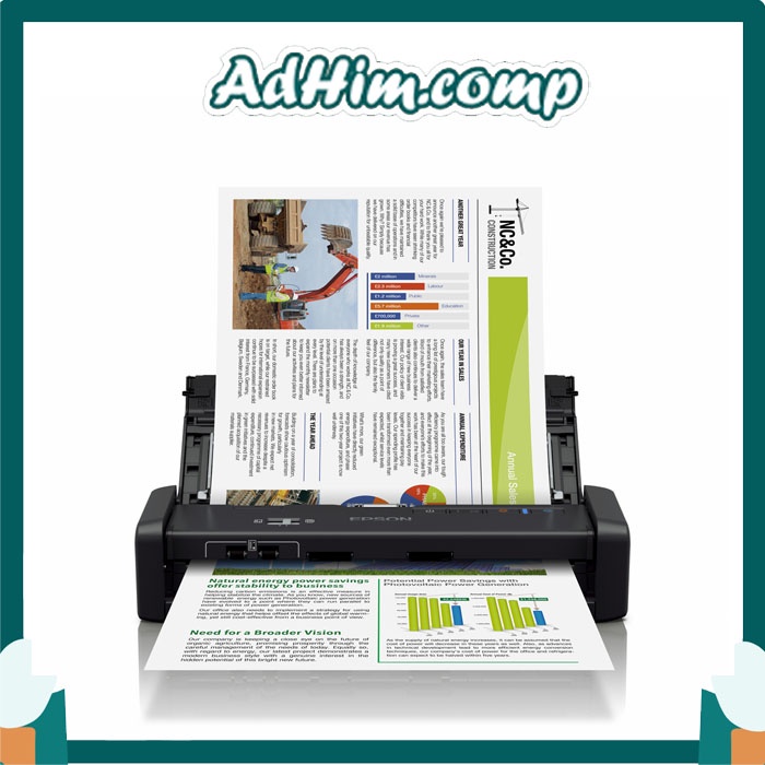 Jual Epson WorkForce DS-360W Wi-Fi Portable Sheet-fed Document Scanner ...