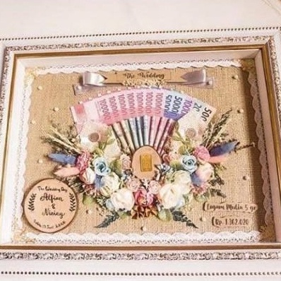 Jual Mahar Frame Rustic Uang Hantaran Seserahan Pernikahan Bingkai by ...