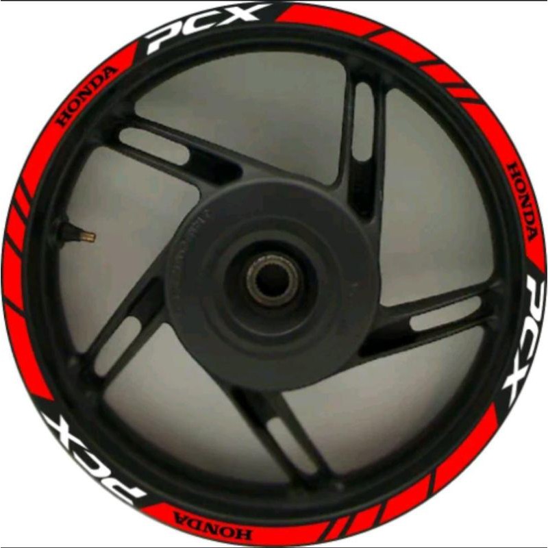 Jual Stiker Velg PCX HONDA MERAH | Shopee Indonesia