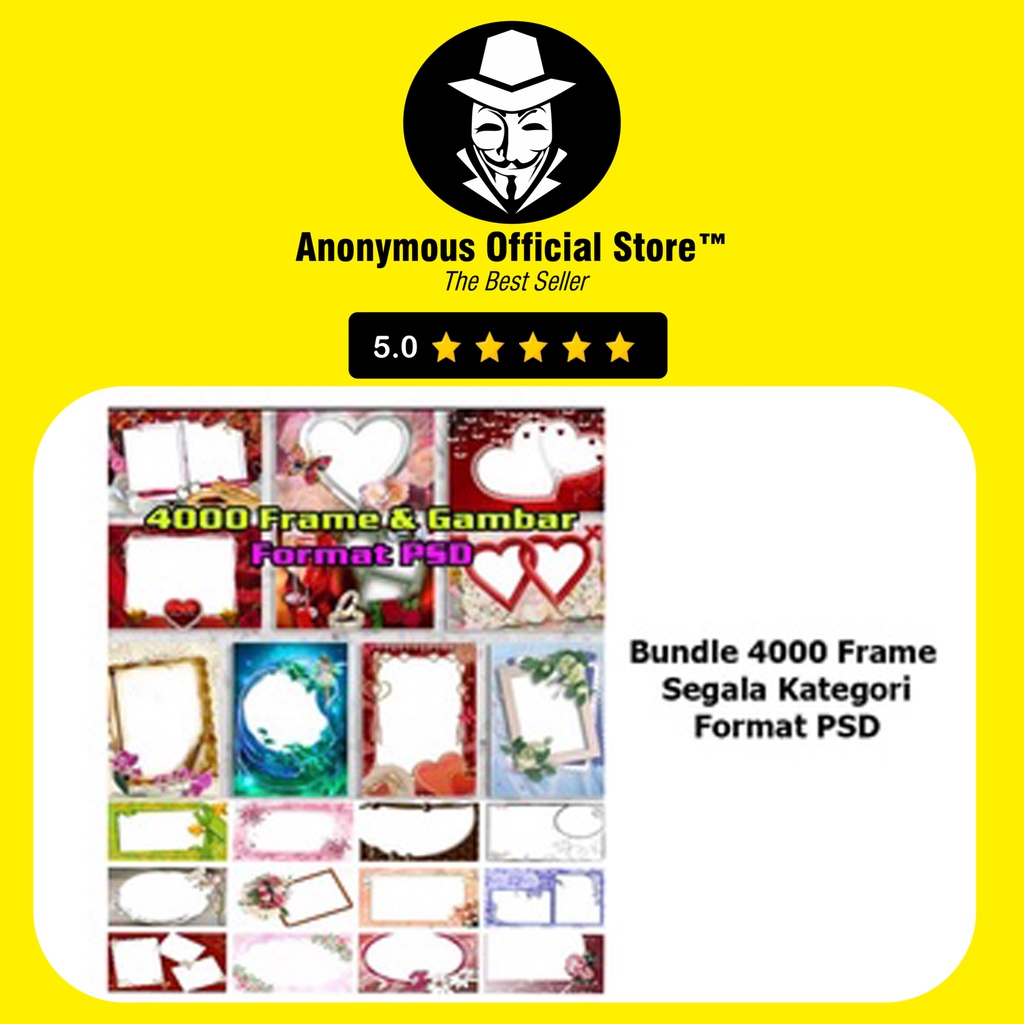 Jual KOLEKSI 4000 FRAME BINGKAI COVER FOTO PHOTO GAMBAR PREMIUM DARI ...
