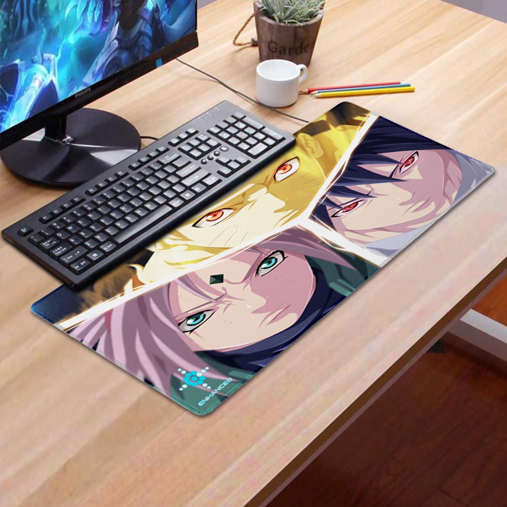 Jual NARUTO SAKURA SASUKE MOUSE PAD ANIME GAMING ENHANCED BORDIR JAHIT ...